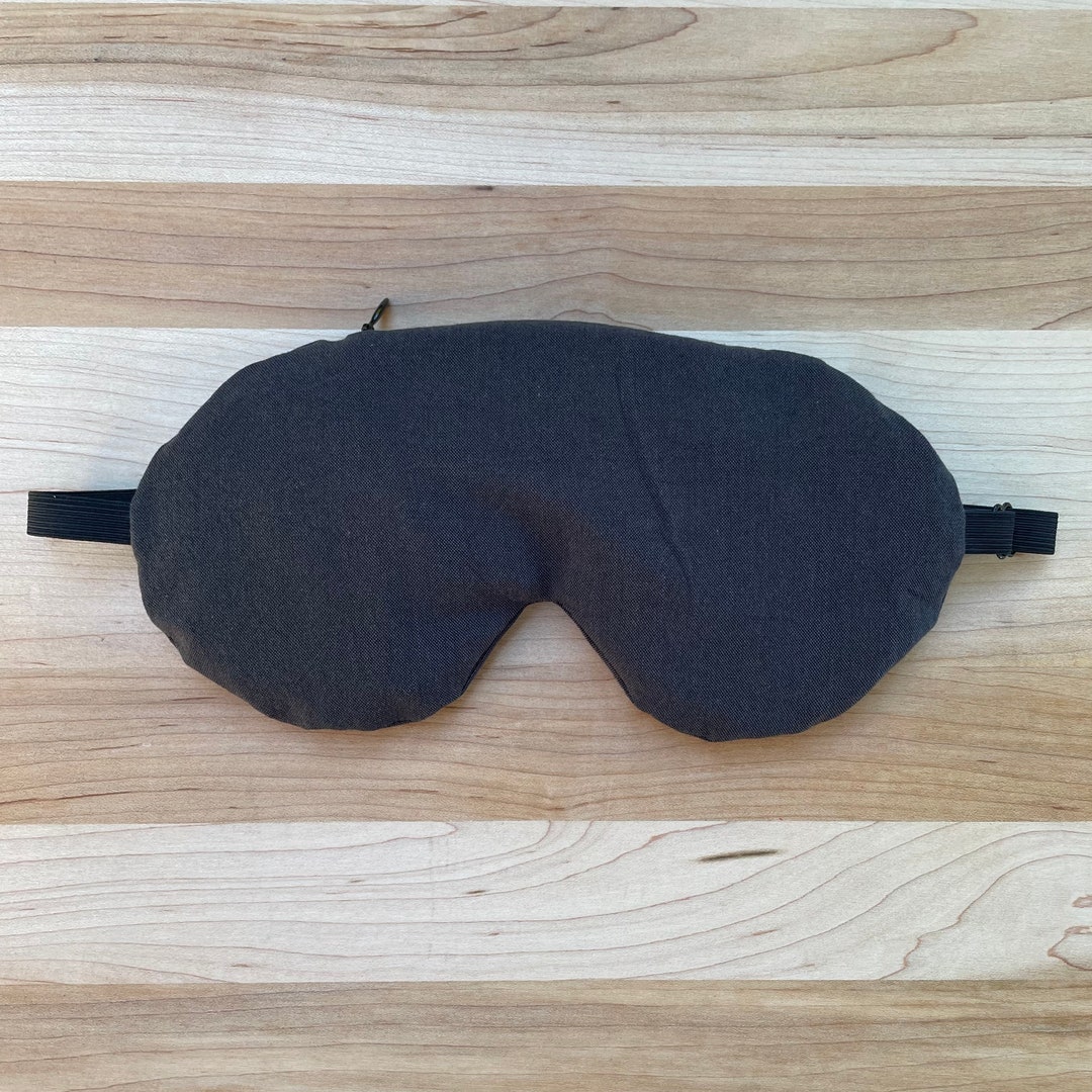 Organic Cotton Weighted Flaxseed Eye Mask, Add Lavender or Eucalyptus ...
