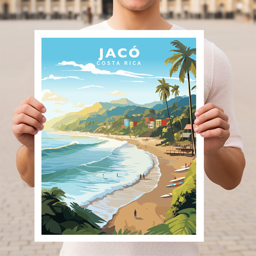 Jacó Costa Rica Jaco Travel Wall Art Poster Print - Etsy