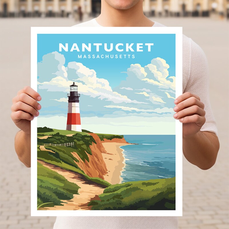 Nantucket Poster - Etsy