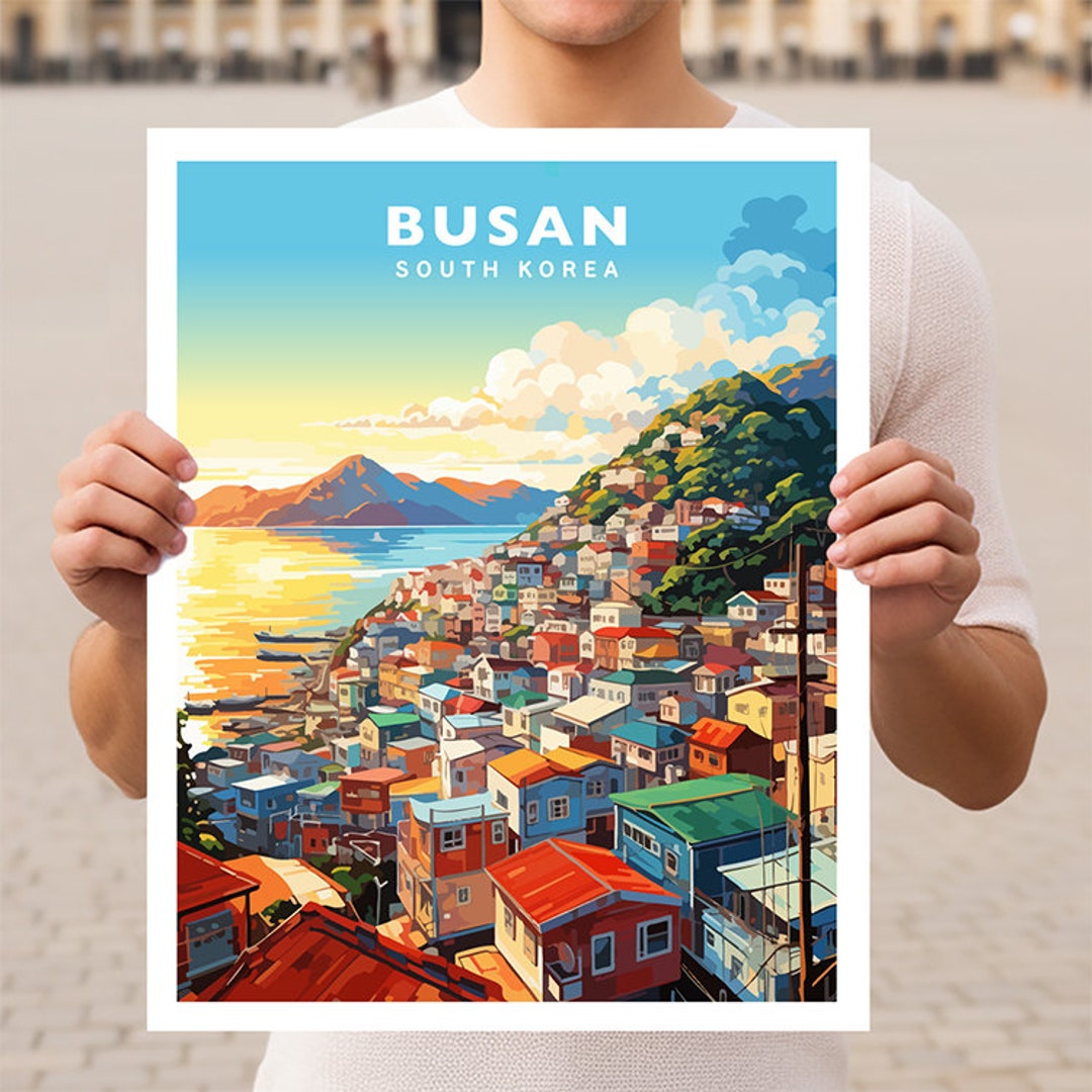 Busan South Korea Travel Wall Art Poster Print - Etsy