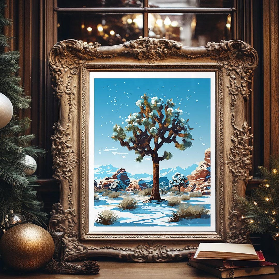 Joshua Tree National Park Winter Landscape Christmas Holidays Travel ...