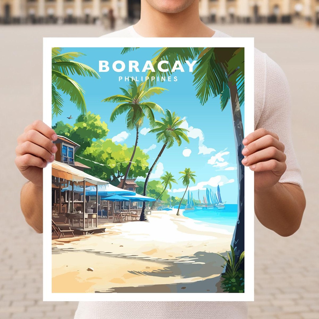 Boracay Philippines Travel Wall Art Poster Print - Etsy