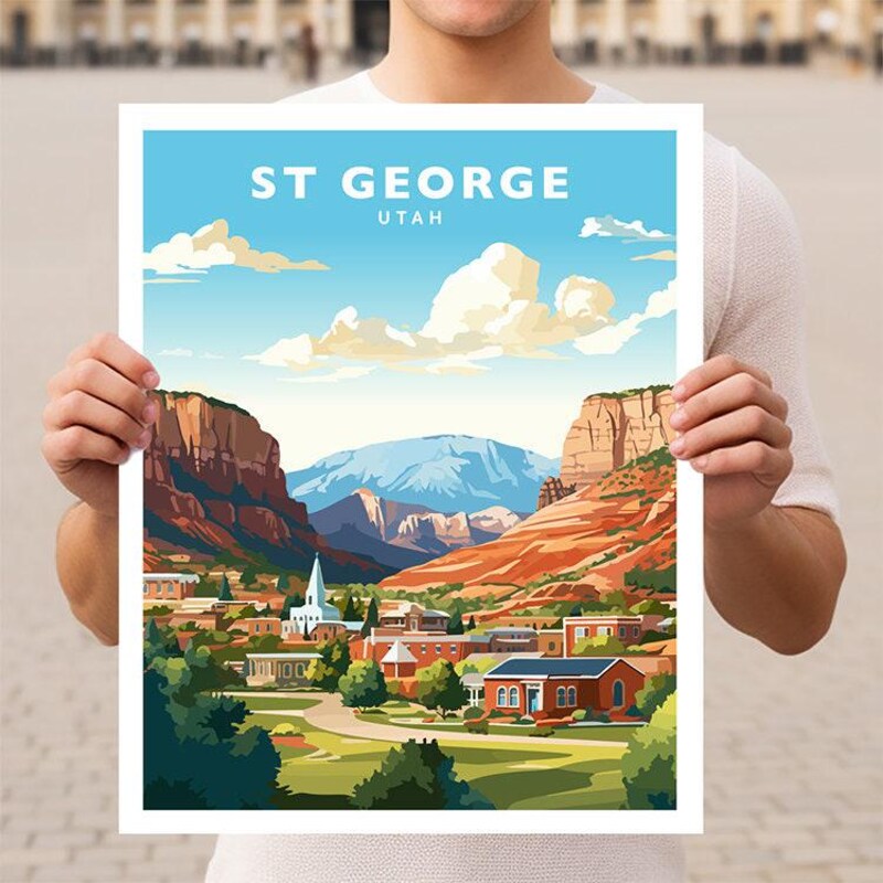 St George Utah Art - Etsy