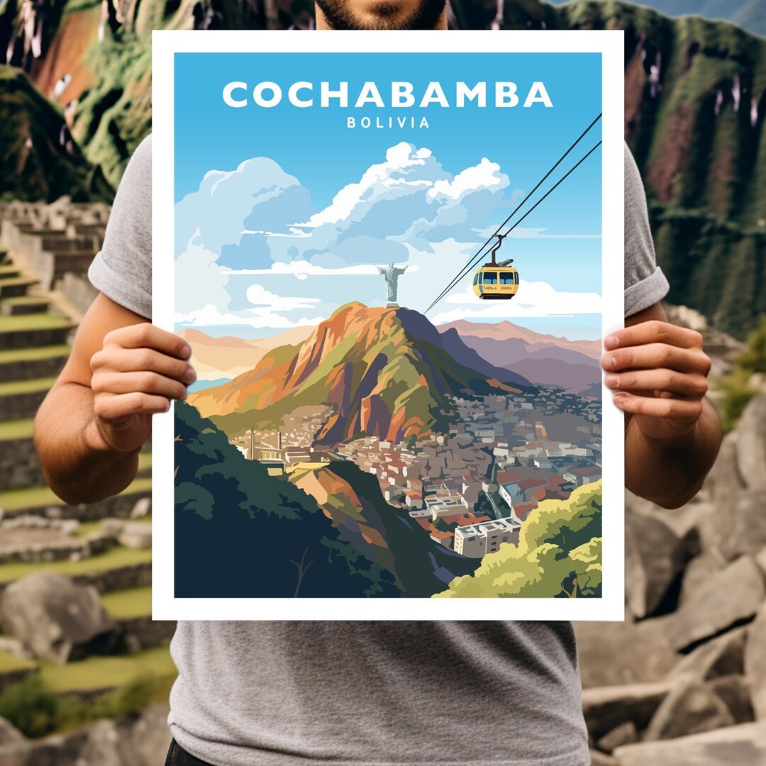 Cochabamba Bolivia Travel Wall Art Poster Print - Etsy