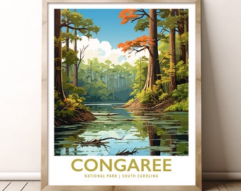 Mount Rainier National Park Washington Travel Print Gift Hiking Wall ...