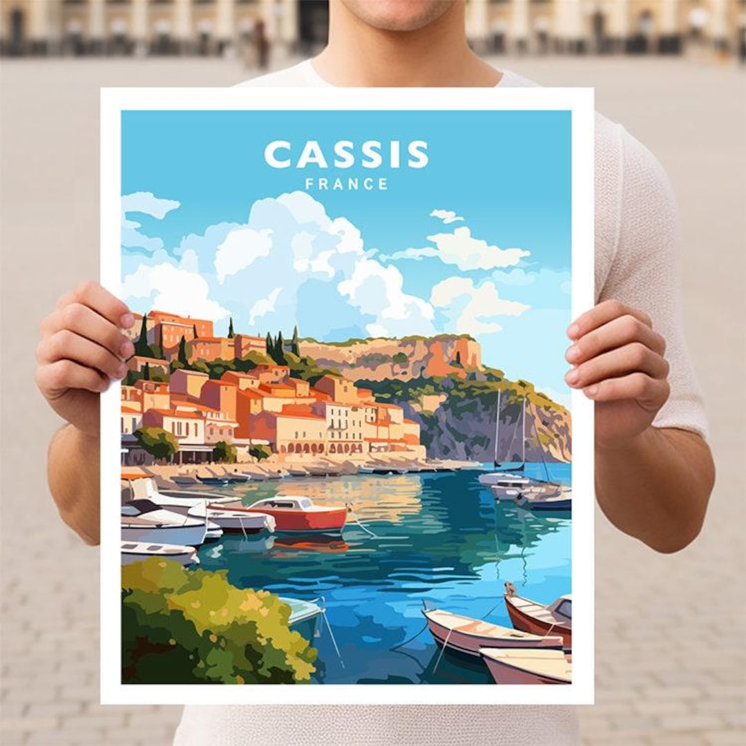 Cassis France French Riviera Travel Wall Art Poster Print - Etsy