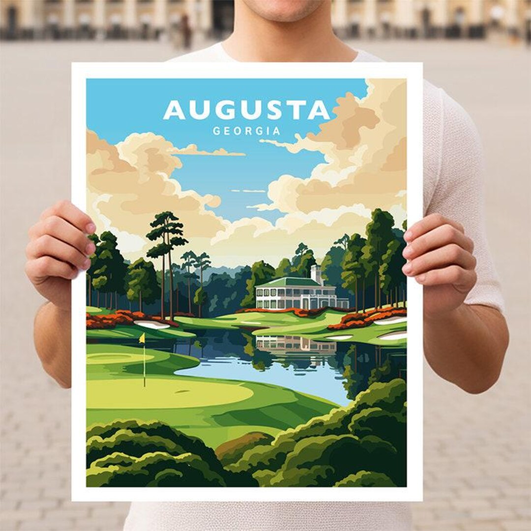 Augusta Georgia Travel Wall Art Poster Print - Etsy