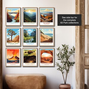 Lassen Volcanic National Park California Travel Print Gift Hiking Wall ...