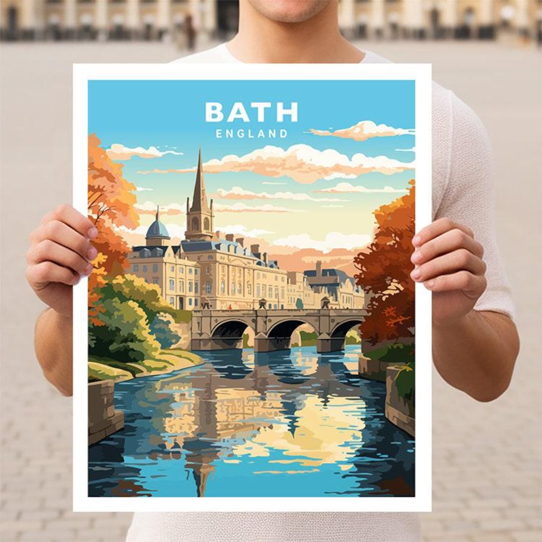 Bath England UK Travel Wall Art Poster Print - Etsy