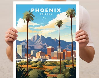 Phoenix Alphabet Art Print Poster - Kid's Room Baby Phoenix Nursery ...