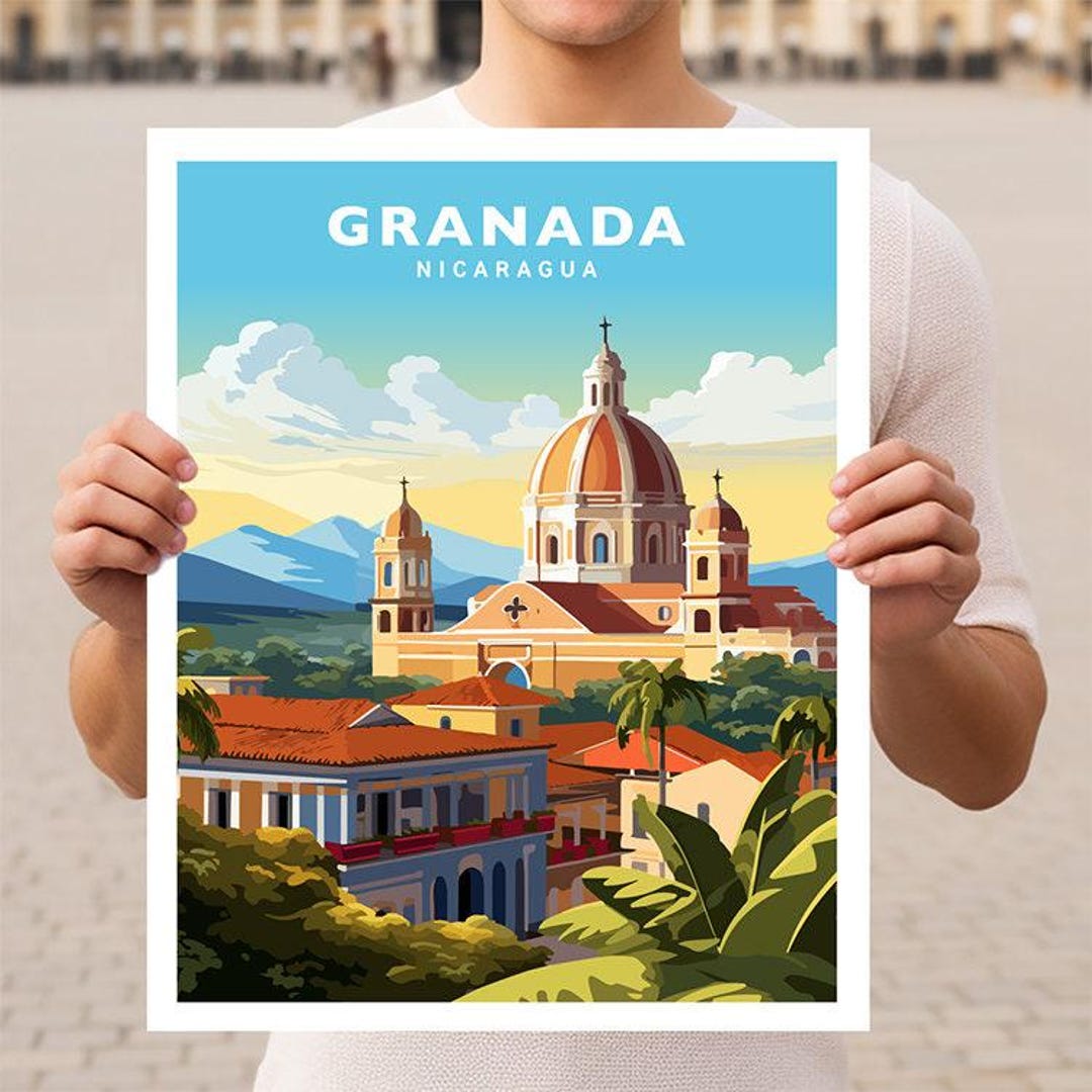 Granada Nicaragua Travel Wall Art Poster Print - Etsy