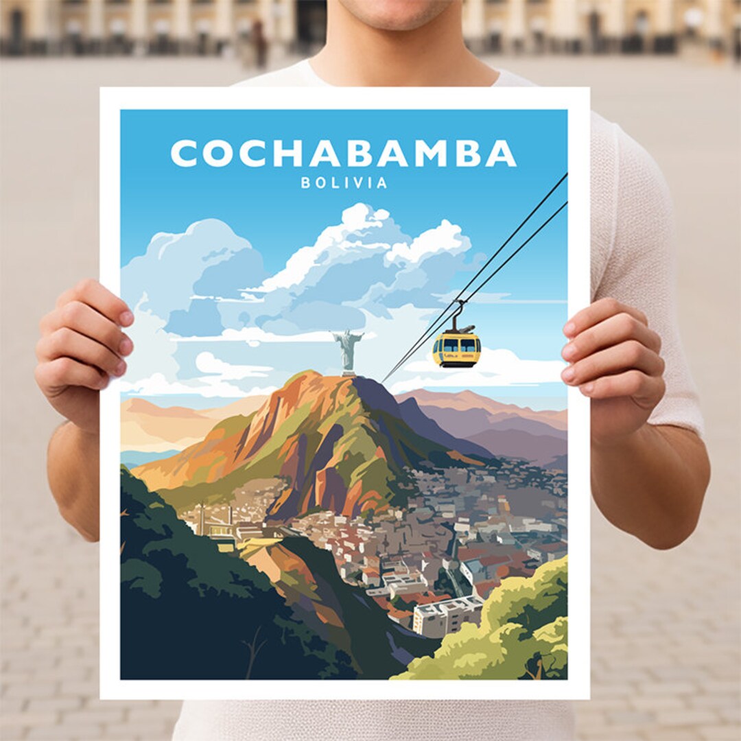 Cochabamba Bolivia Travel Wall Art Poster Print - Etsy