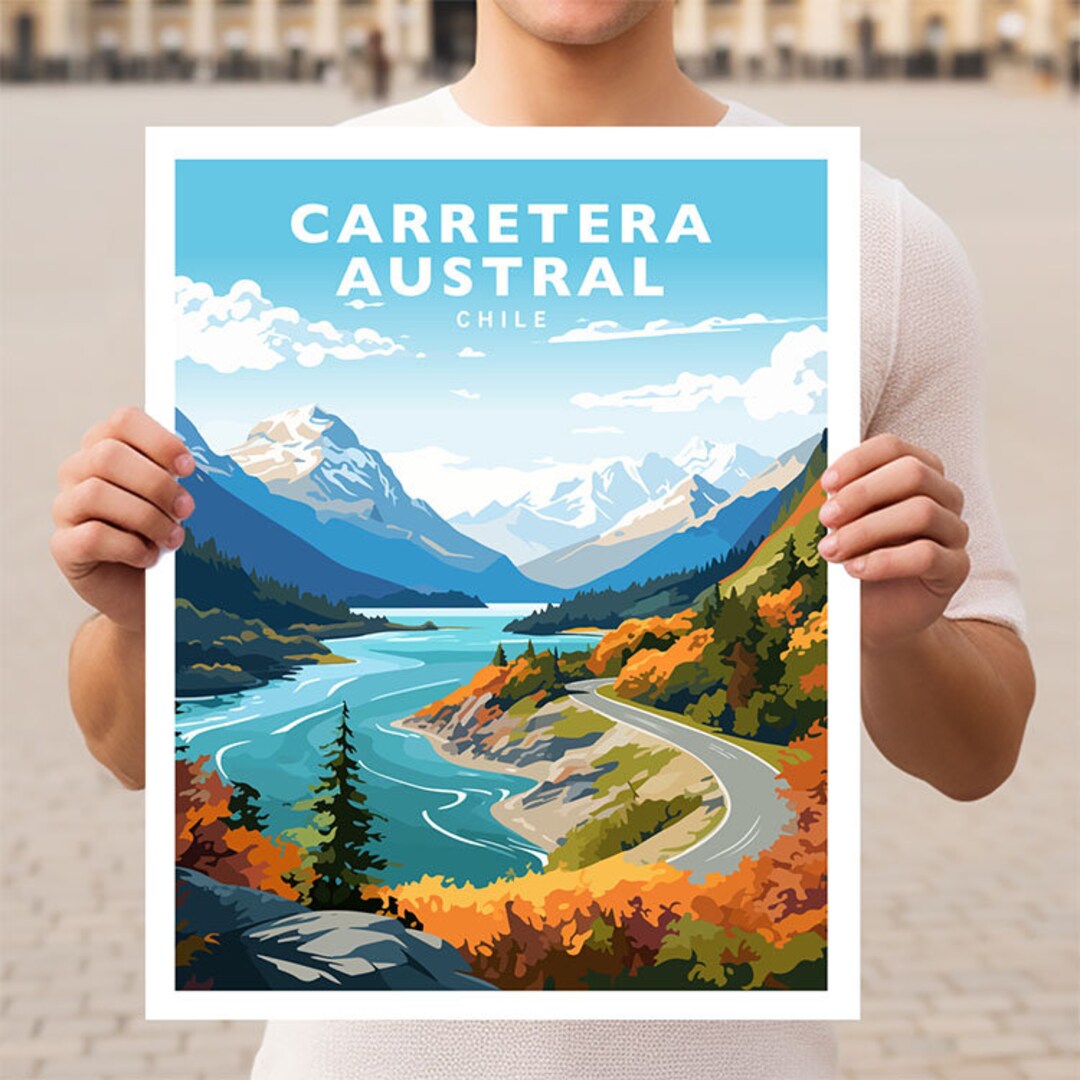 Carretera Austral Chile Travel Wall Art Poster Print - Etsy