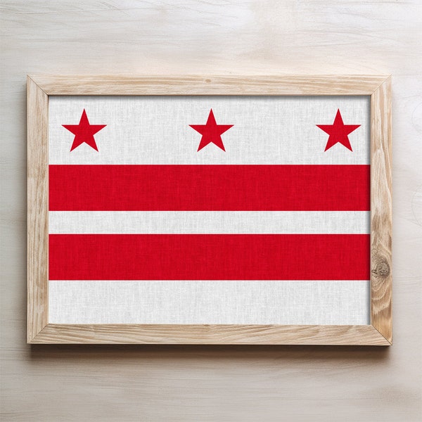 Washington Dc Flag - Etsy