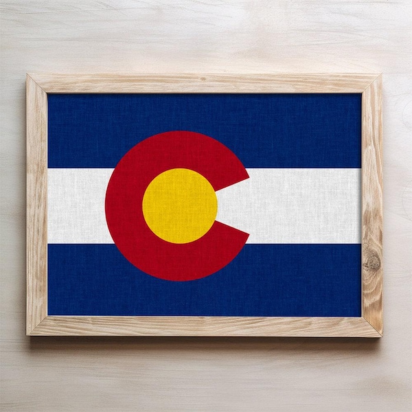 Wood Colorado Flag - Etsy