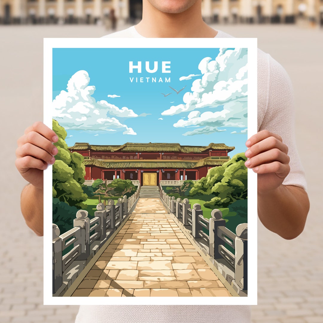 Hue Vietnam Travel Wall Art Poster Print - Etsy