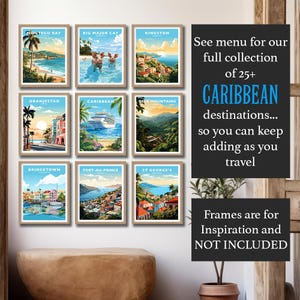 Anguilla UK British Caribbean Travel Wall Art Poster Print - Etsy