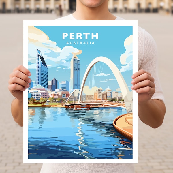 Australia Perth Poster - Etsy