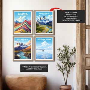 La Paz Bolivia Travel Wall Art Poster Print - Etsy