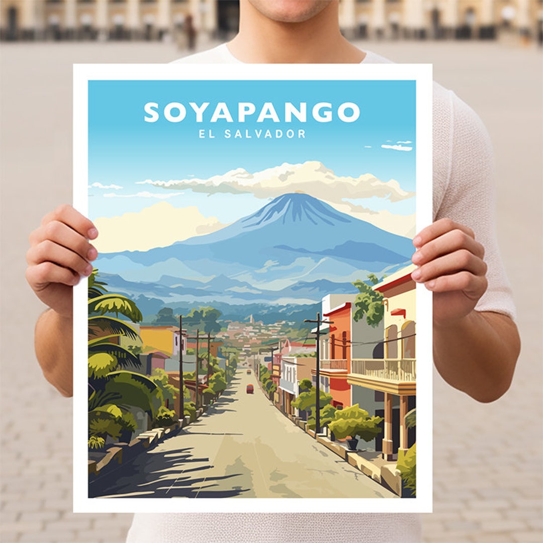Soyapango El Salvador Travel Wall Art Poster Print - Etsy