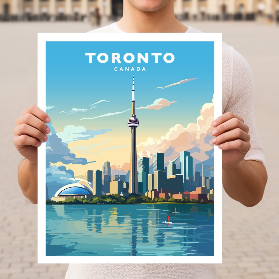 Toronto Canada Travel Wall Art Poster Print - Etsy