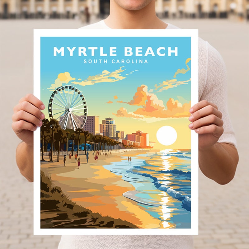 Myrtle Beach Wall Art - Etsy