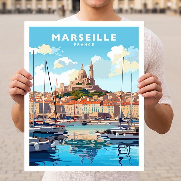 Marseille Art Print - Etsy