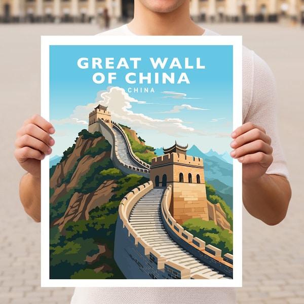 The Great Wall of China Poster - Etsy