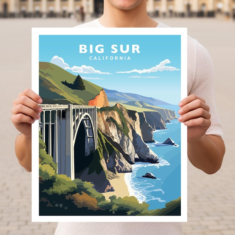 Big Sur Poster - Etsy
