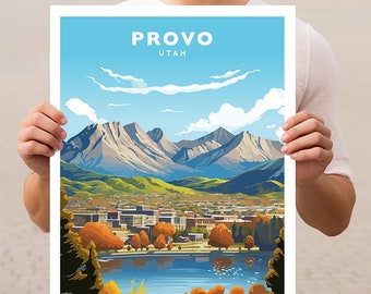 Provo Utah State Flower Market Print, Provo Utah Flower Market Art ...