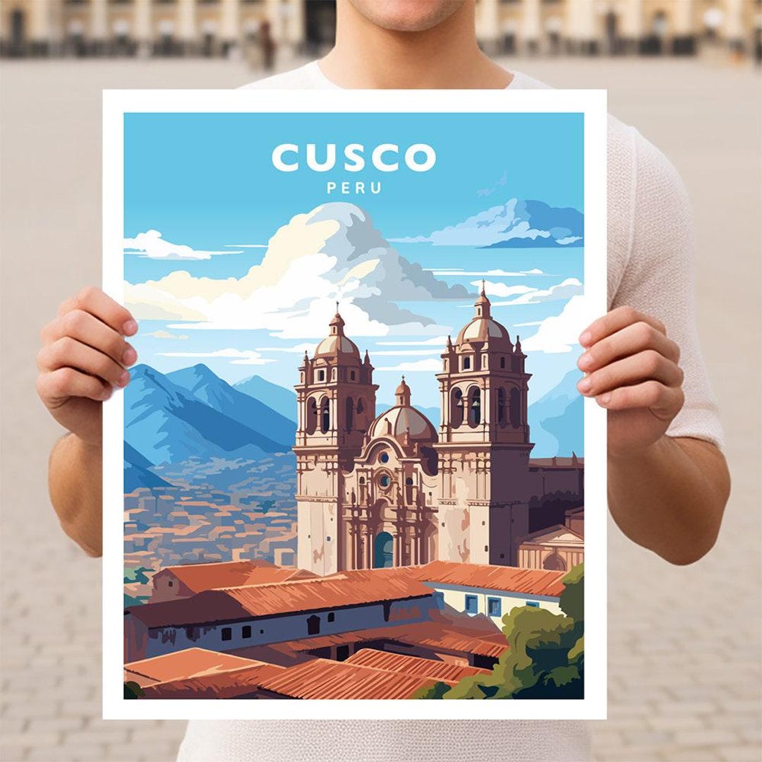 Cusco Peru Travel Wall Art Poster Print - Etsy