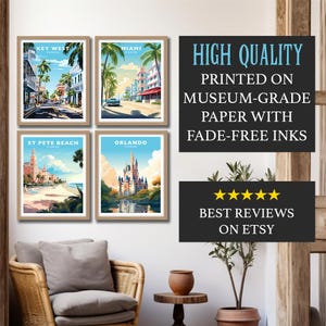 Jupiter Florida Travel Wall Art Poster Print - Etsy