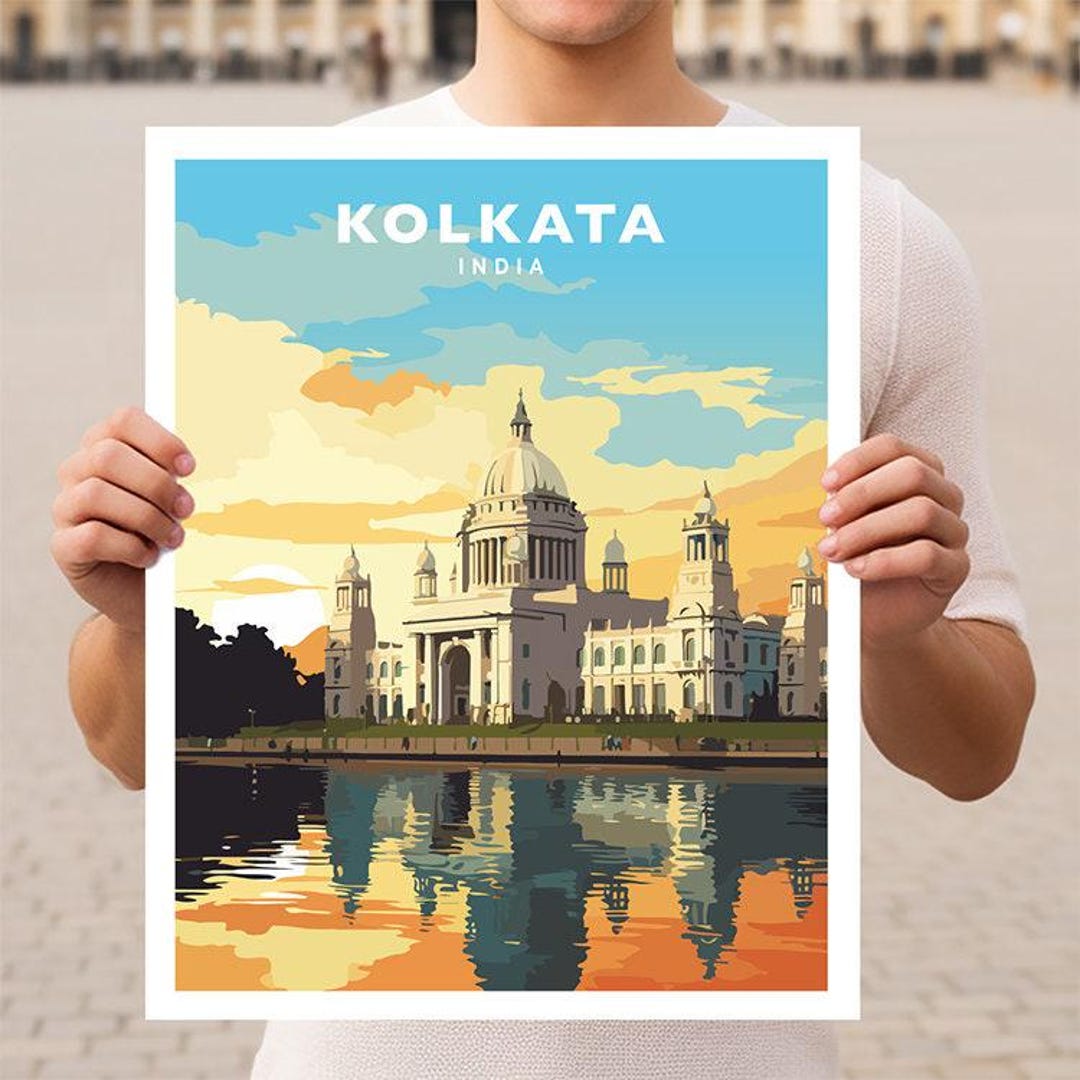Kolkata India Travel Wall Art Poster Print - Etsy