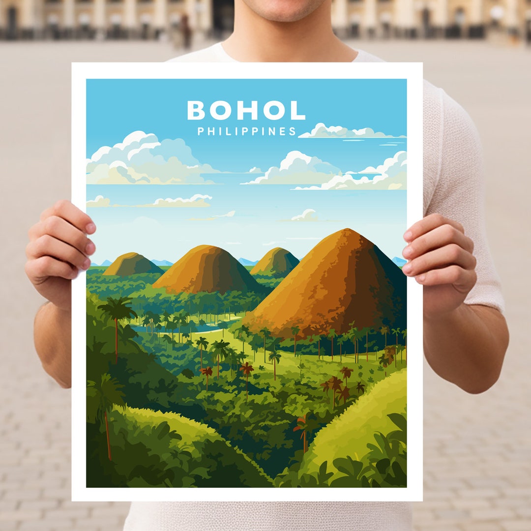Bohol Philippines Travel Wall Art Poster Print - Etsy