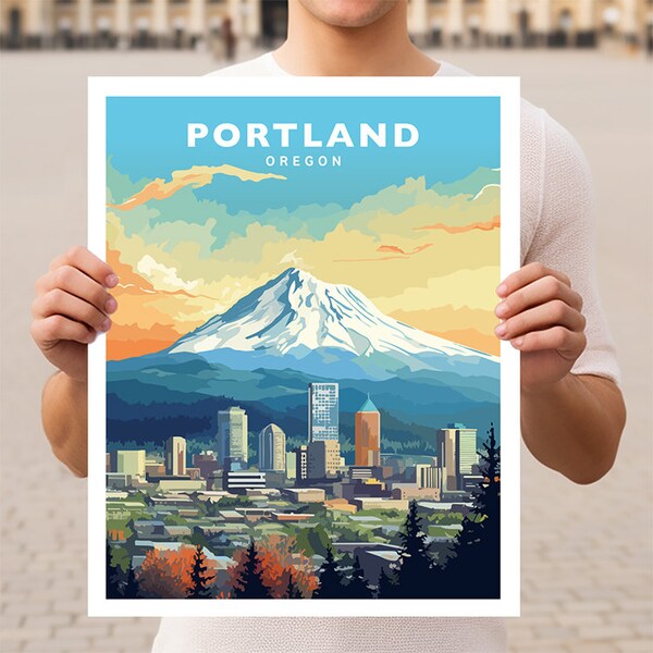 Portland Wall Art - Etsy