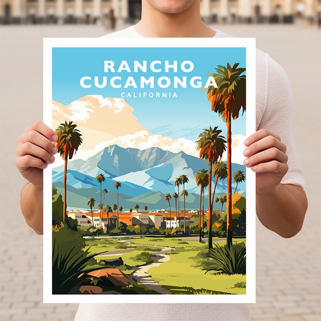 Rancho Cucamonga California Travel Wall Art Poster Print - Etsy