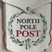 North Pole Post Box Rustic Display Mailbox Tin Display | Etsy