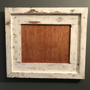 Distressed Picture Frame, Painted Picture Frame, Rustic Picture Frame ...