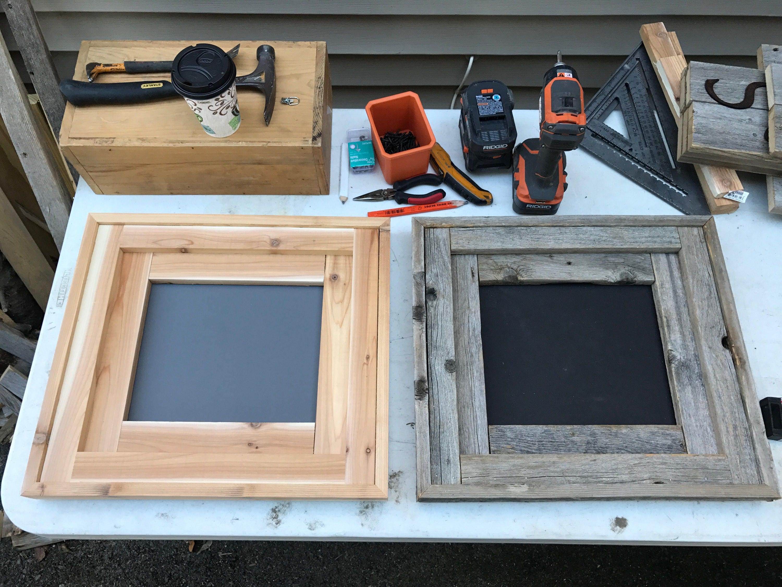 Natural Cedar Wood Rustic Handmade Picture Frame Display - Etsy