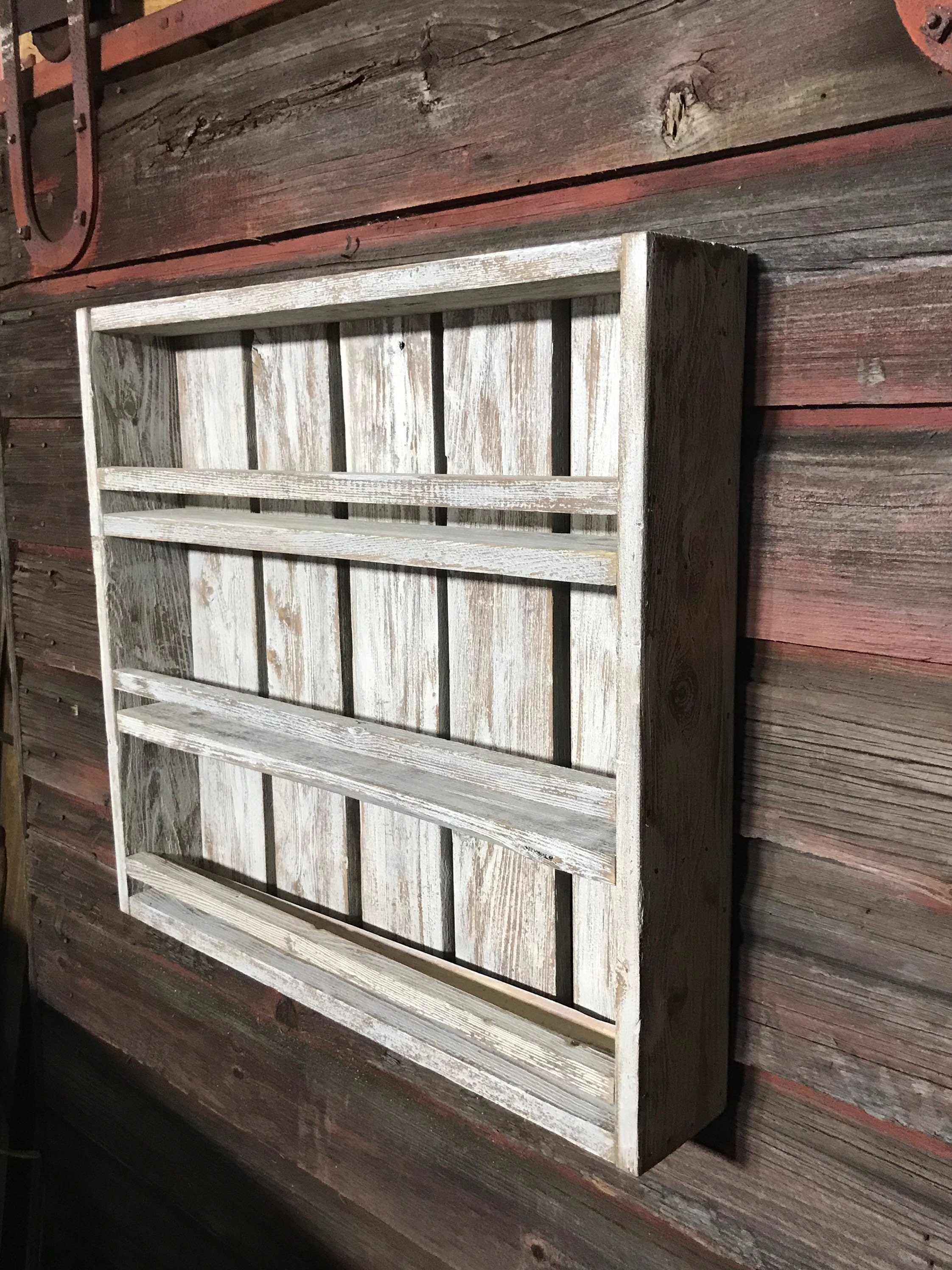 Rustic Mason Jar Spice Rack Display Spice Rack Mason Jars | Etsy