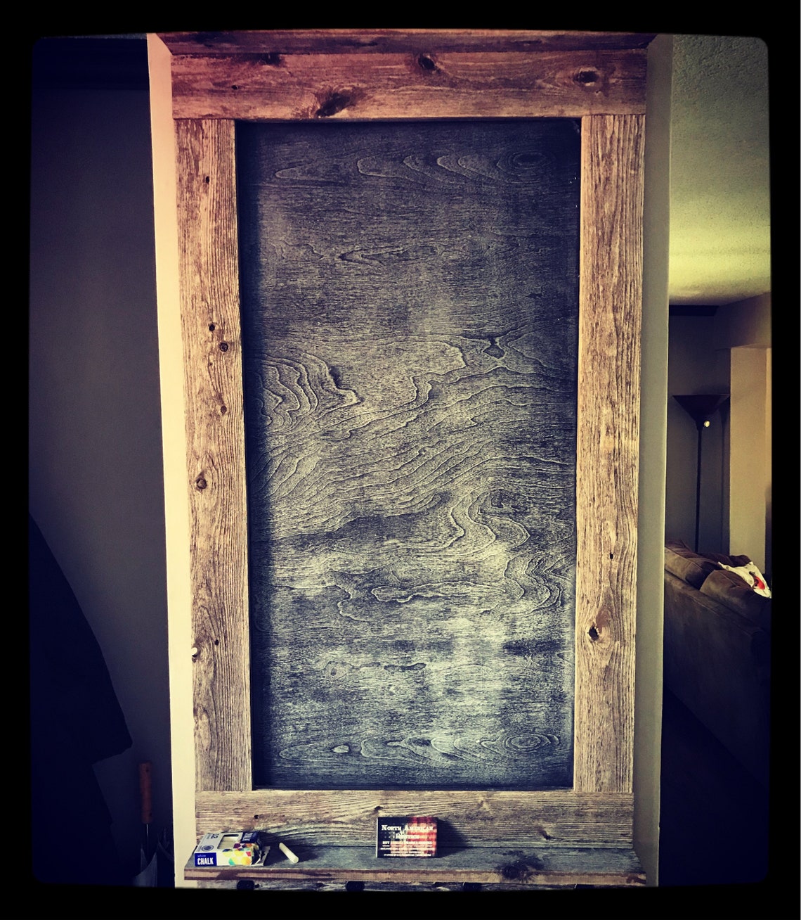 Chalkboard Rustic Chalkboard Chalkboard Frame Reclaimed - Etsy
