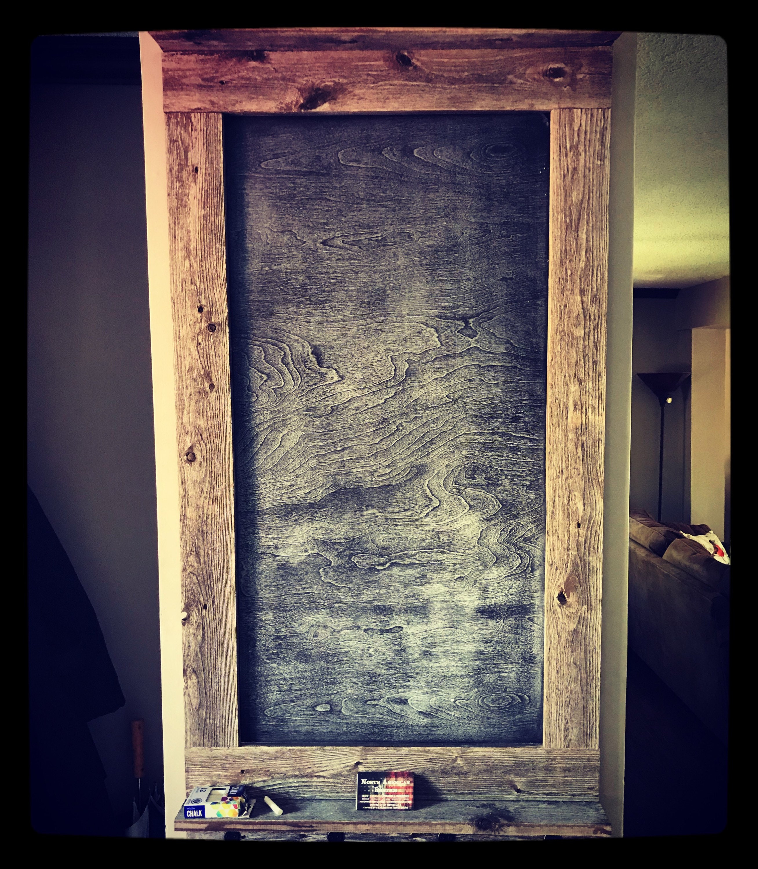 Chalkboard Rustic Chalkboard Chalkboard Frame Reclaimed - Etsy