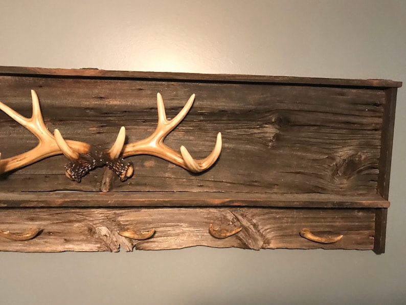 Rustic Gun Rack Gun Rack Deer Antler Antler Rack Mancave - Etsy
