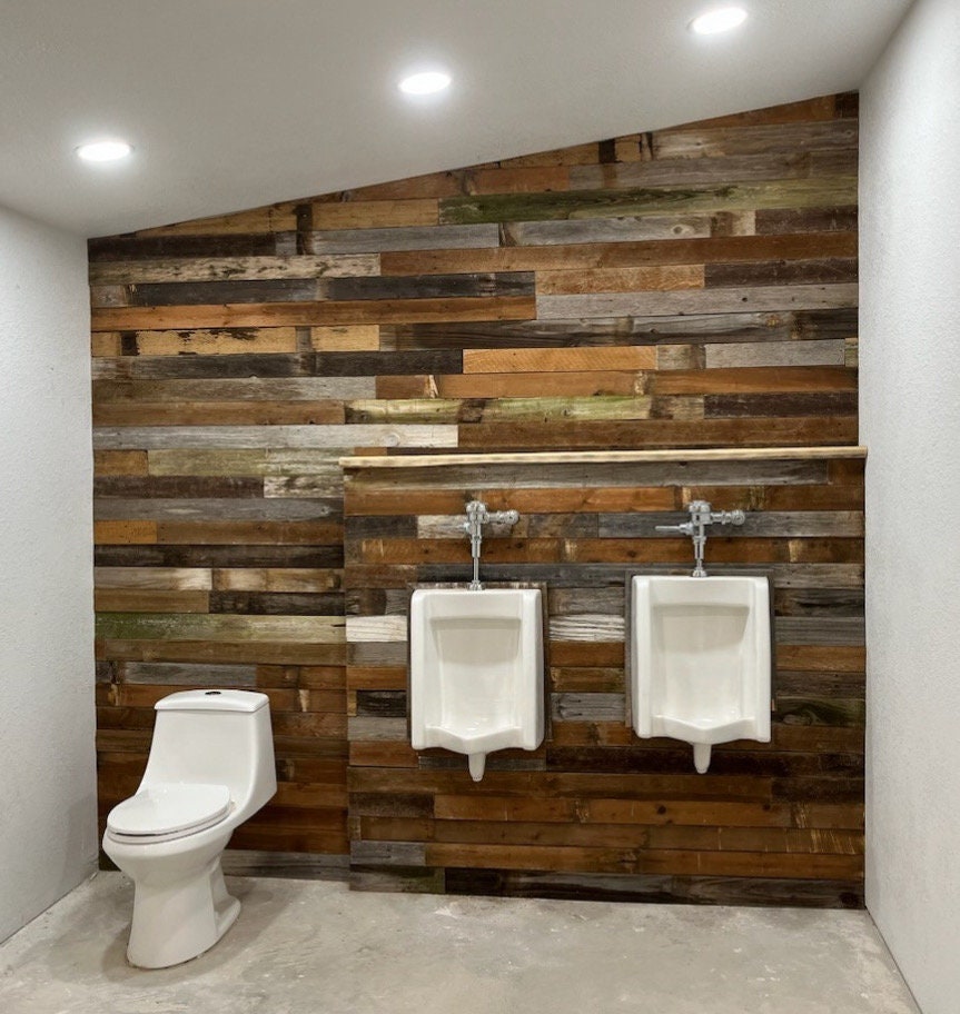Reclaimed Wood Weathered Cedar Accent Wall Board Paneling Etsy