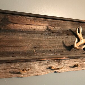Rustic Gun Rack, Gun Rack, Deer Antler, Antler Rack, Mancave Decor ...