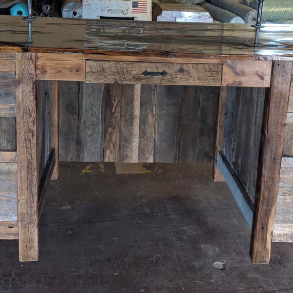 Rustic Desk - Etsy