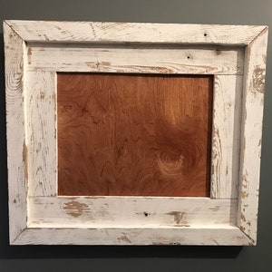 Distressed Picture Frame, Painted Picture Frame, Rustic Picture Frame ...