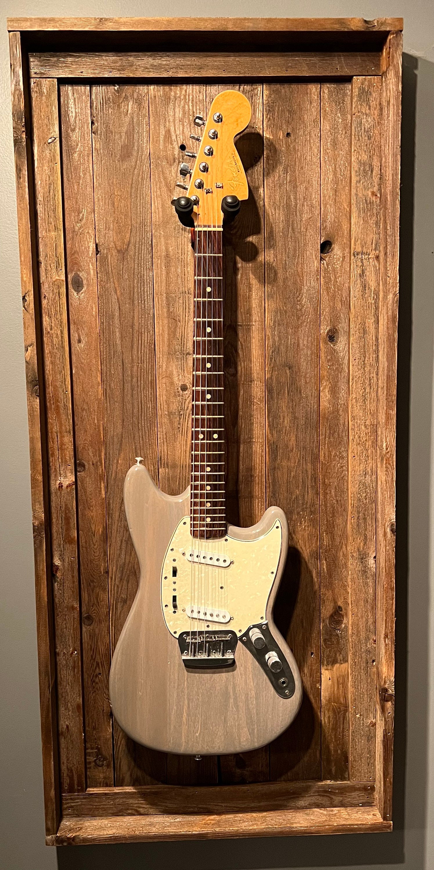 Rustic Guitar Shadow Box Display Reclaimed Wood Guitar - Etsy