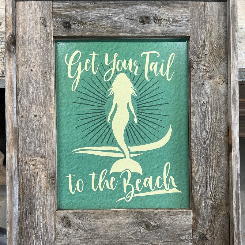 Weathered Beach Sign - Etsy