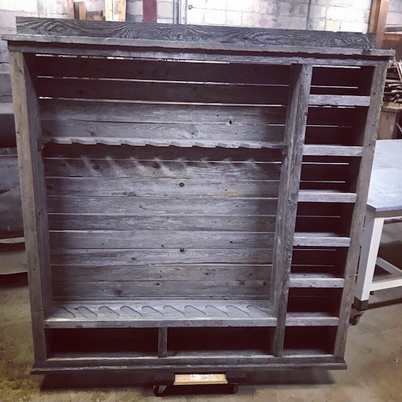 Rustic Reclaimed Gun Rack Display Primitive Gun Rack Display | Etsy